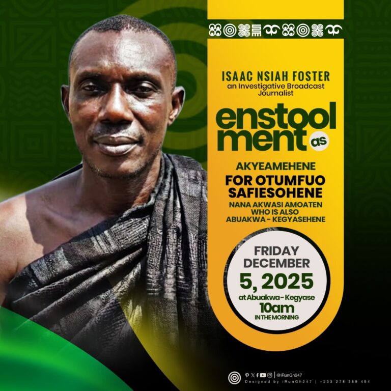 Investigative Broadcast Journalist Isaac Nsiah Foster Set to Be ...